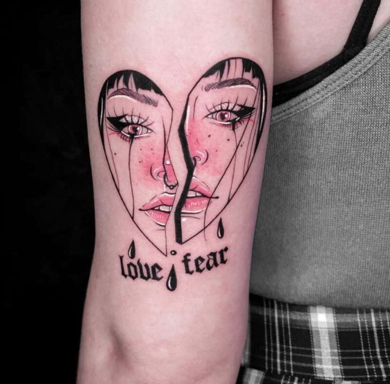 21 Broken Heart Tattoos To Fall In Love With • Body Artifact