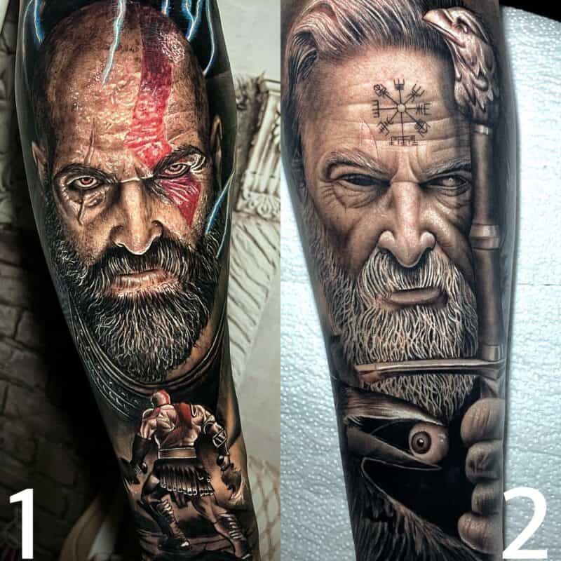 20 Epic God Of War Tattoos To Prepare You For Battle • Body Artifact