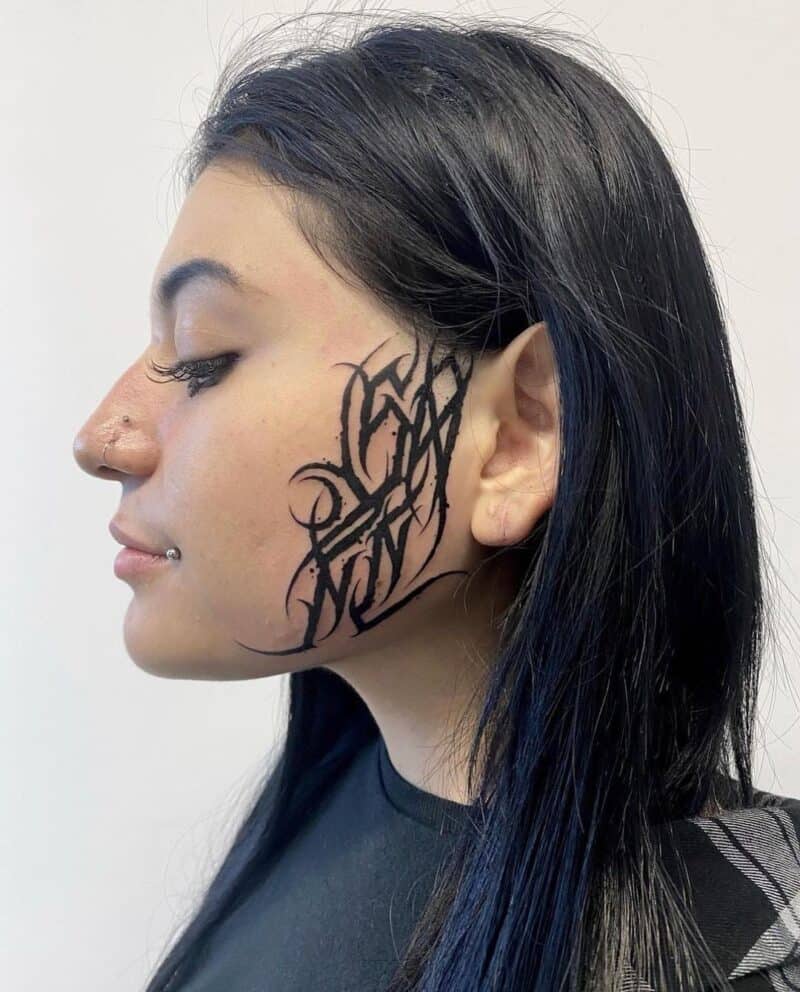 20 Eye Catching Face Tattoos • Body Artifact