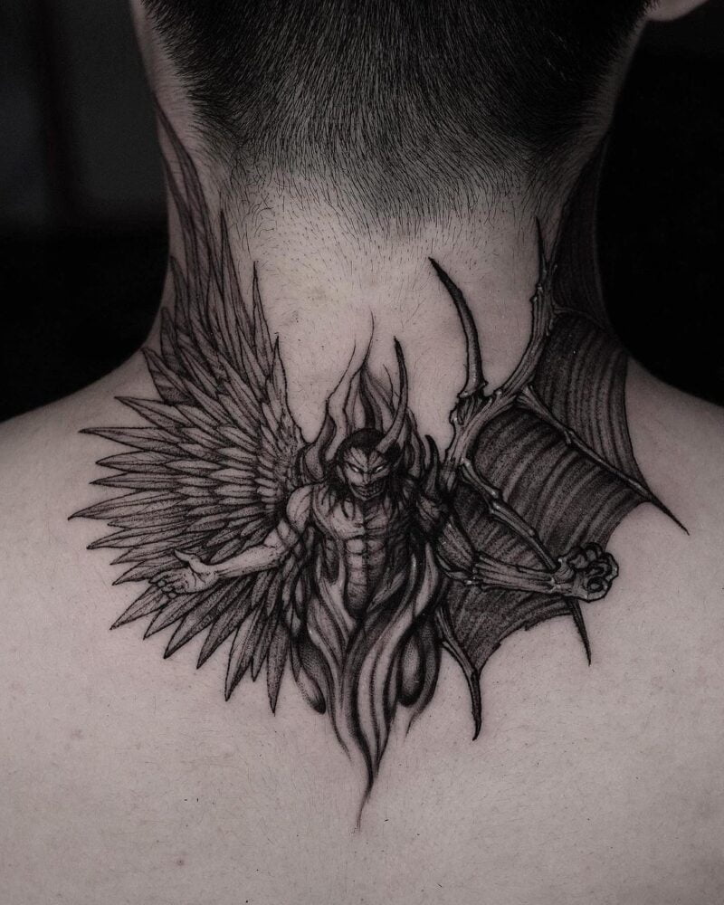 51 Bold Neck Tattoos For Men • Body Artifact