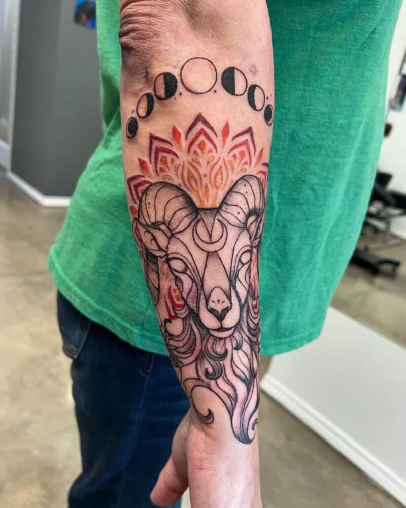 24 Aries Tattoos To Get Passionate About • Body Artifact