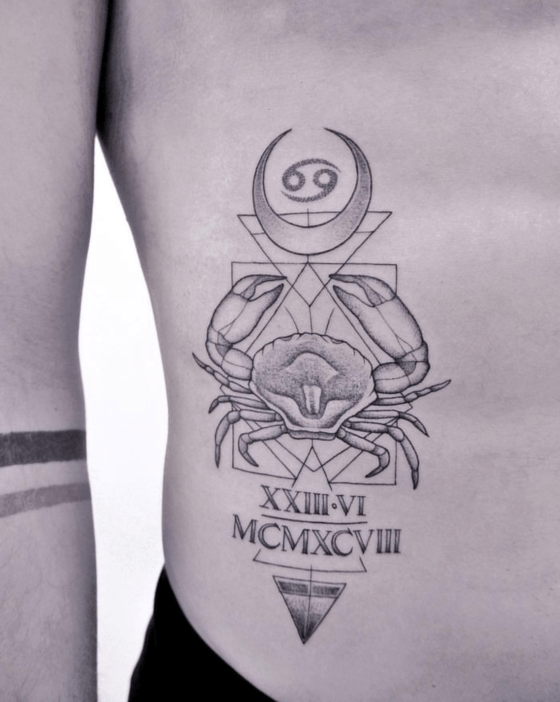 20 Cancer Sign Tattoos. Pinch Yourself, They're Real • Body Artifact