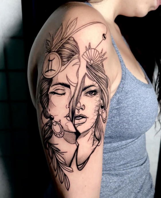 22 Gemini Tattoos To Watch Out For • Body Artifact