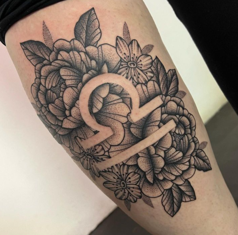 28 Mesmerizing Libra Tattoos To Tip The Scales • Body Artifact