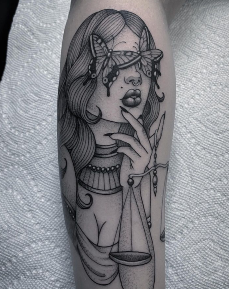 28 Mesmerizing Libra Tattoos To Tip The Scales • Body Artifact