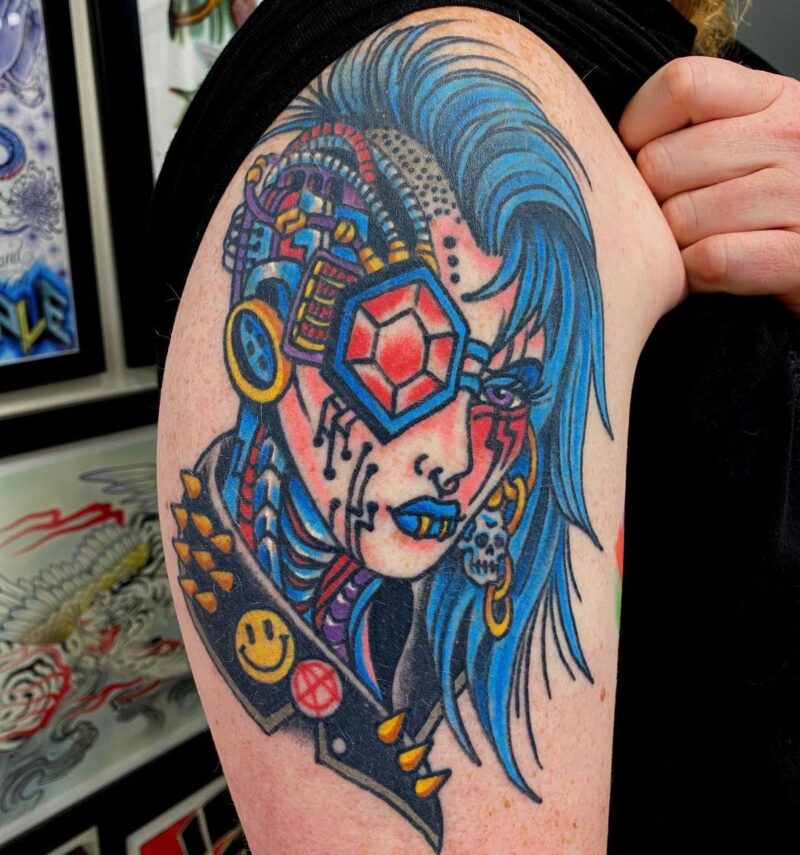 32 Futuristic Cyberpunk Tattoos To Dream About • Body Artifact