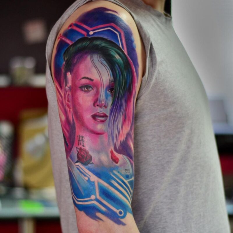 32 Futuristic Cyberpunk Tattoos To Dream About • Body Artifact