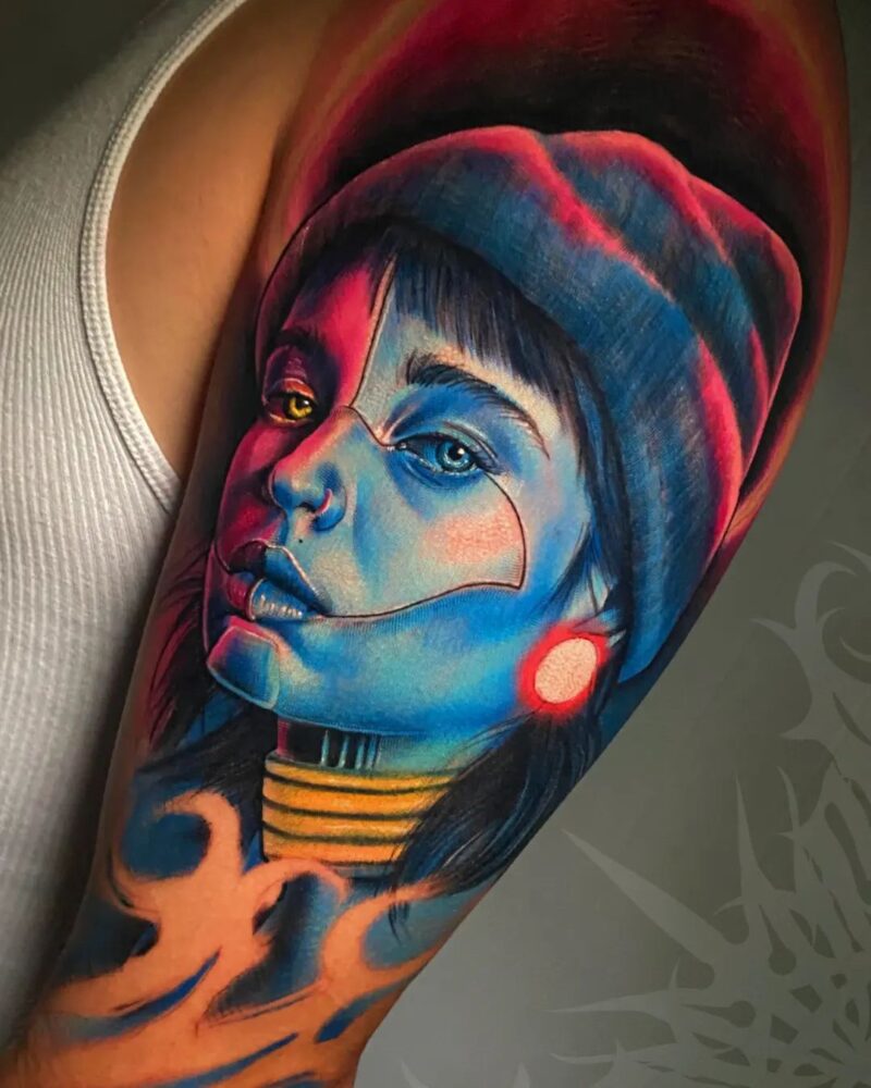 32 Futuristic Cyberpunk Tattoos To Dream About • Body Artifact