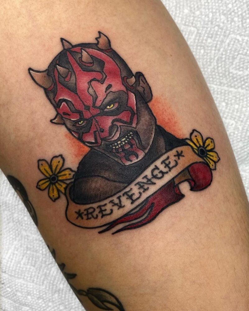17 Darth Maul Tattoos To Tempt The Dark Side • Body Artifact
