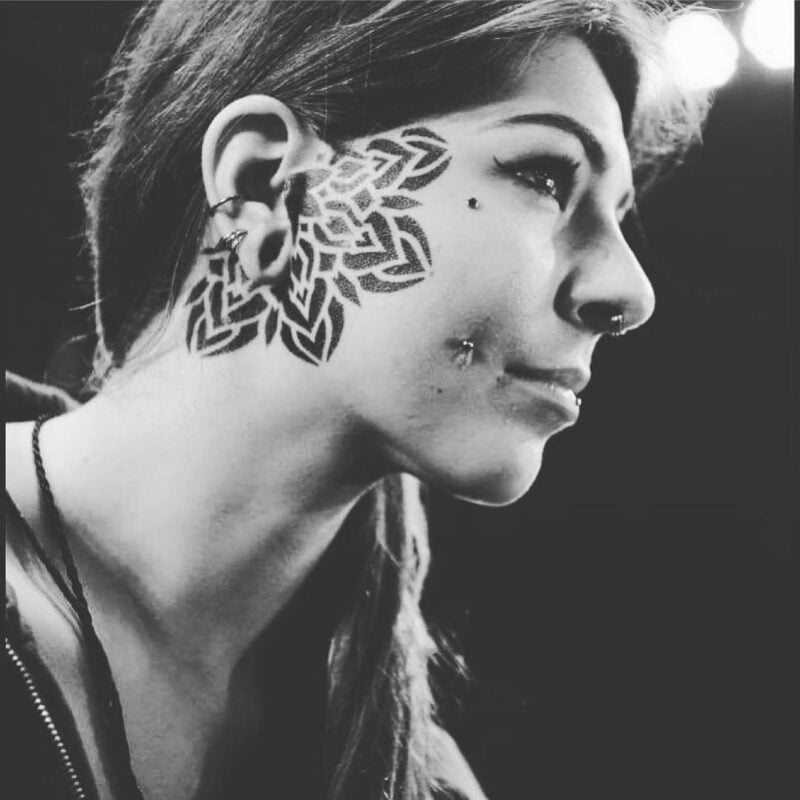 20 Eye Catching Face Tattoos • Body Artifact