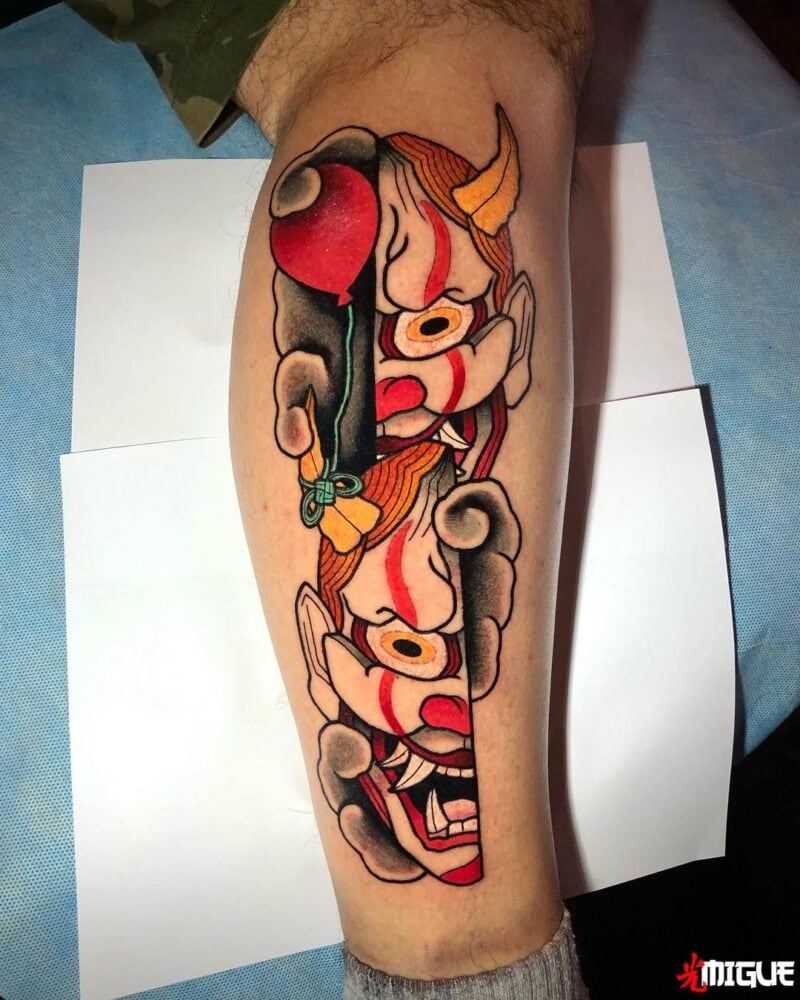 21 Hauntingly Beautiful Hannya Mask Tattoos • Body Artifact