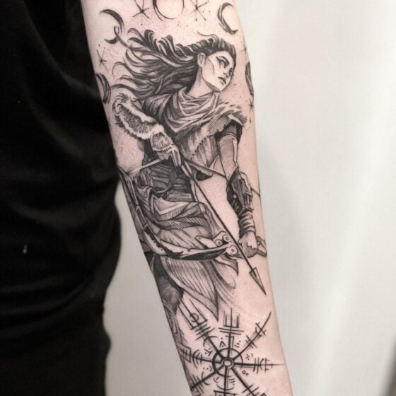 15 Diverse Horizon Zero Dawn Tattoos To Admire • Body Artifact