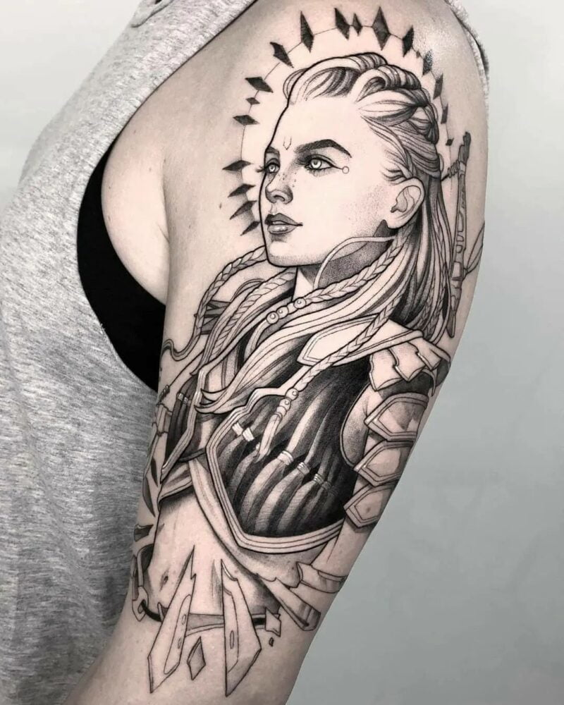 15 Diverse Horizon Zero Dawn Tattoos To Admire • Body Artifact