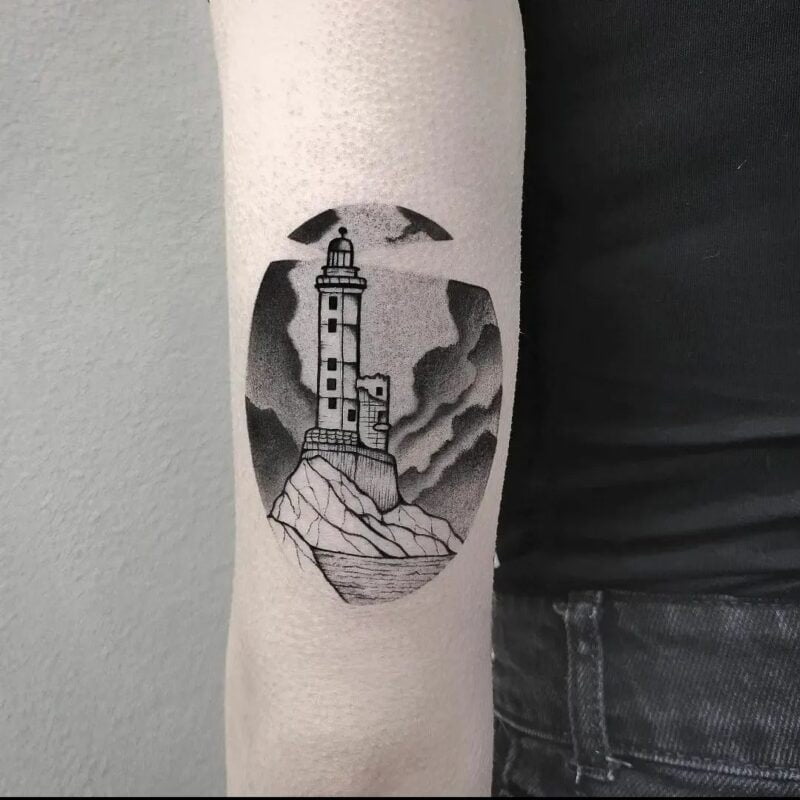 23 Bright Lighthouse Tattoos To Gaze Into • Body Artifact