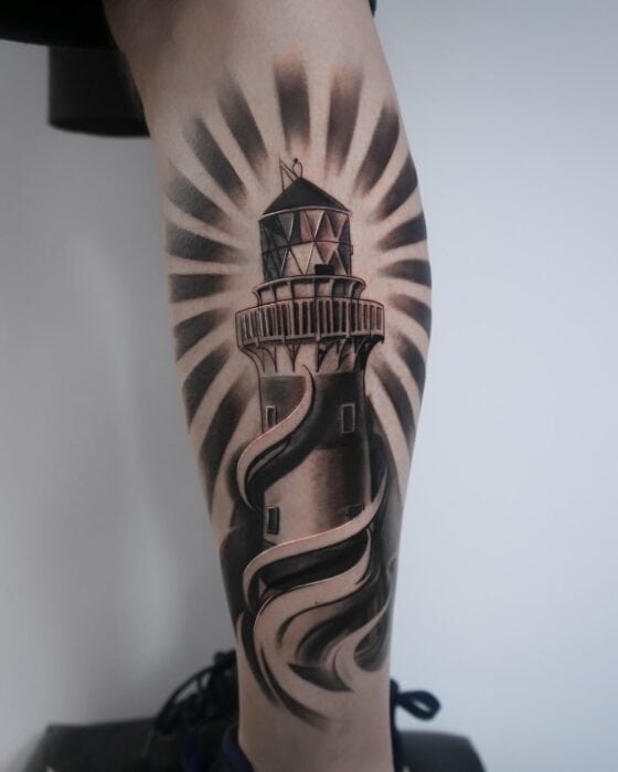 23 Bright Lighthouse Tattoos To Gaze Into • Body Artifact
