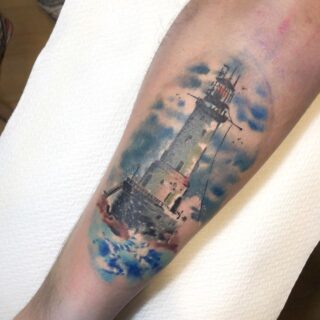 23 Bright Lighthouse Tattoos To Gaze Into • Body Artifact