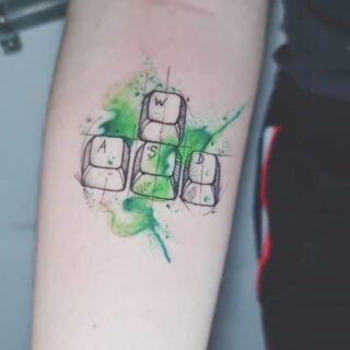 11 Mechanical Keyboard Tattoos You Can Practically Hear • Body Artifact