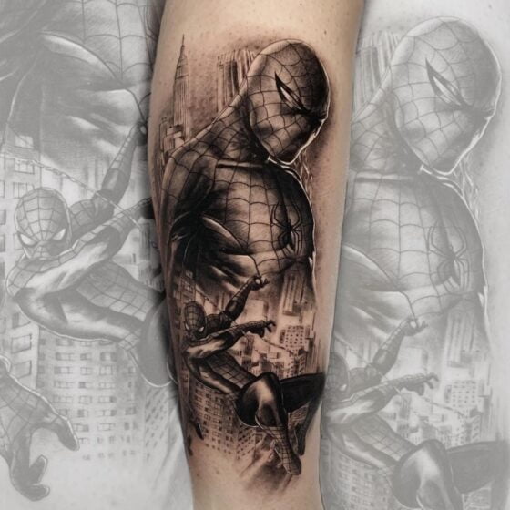 25 Miles Morales Tattoos To Get Your Spidey Sense Tingling • Body Artifact