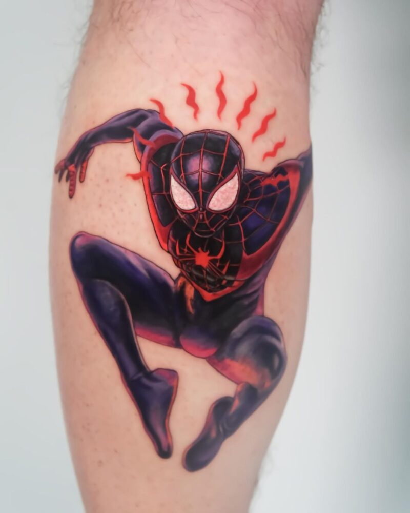 25 Miles Morales Tattoos To Get Your Spidey Sense Tingling • Body Artifact