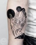 22 Blackwork Negative Space Tattoo To Get Lost In • Body Artifact