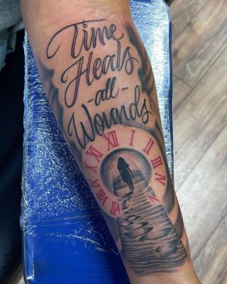 18 Time Heals All Wounds Tattoos To Help You Grieve • Body Artifact