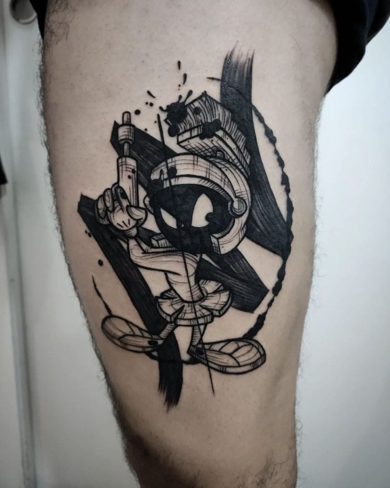 23 Marvin The Martian Tattoos For Another World • Body Artifact