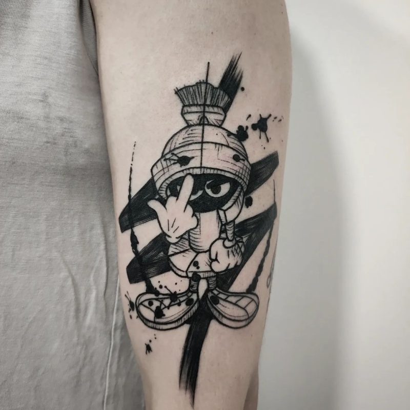 23 Marvin The Martian Tattoos For Another World • Body Artifact