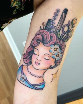From Clippers To Ink: A Gallery Of Hairstylist Tattoos You'll Love ...