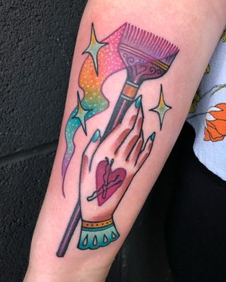 From Clippers To Ink: A Gallery Of Hairstylist Tattoos You'll Love ...