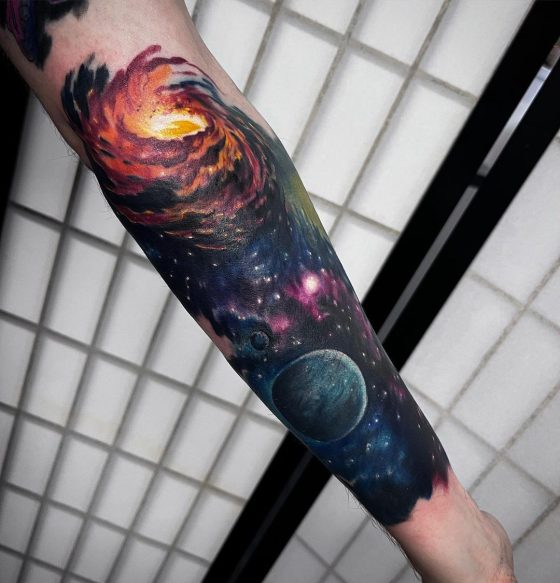 The Ultimate Guide To Space Tattoos: Styles, Meanings, And Ideas • Body ...