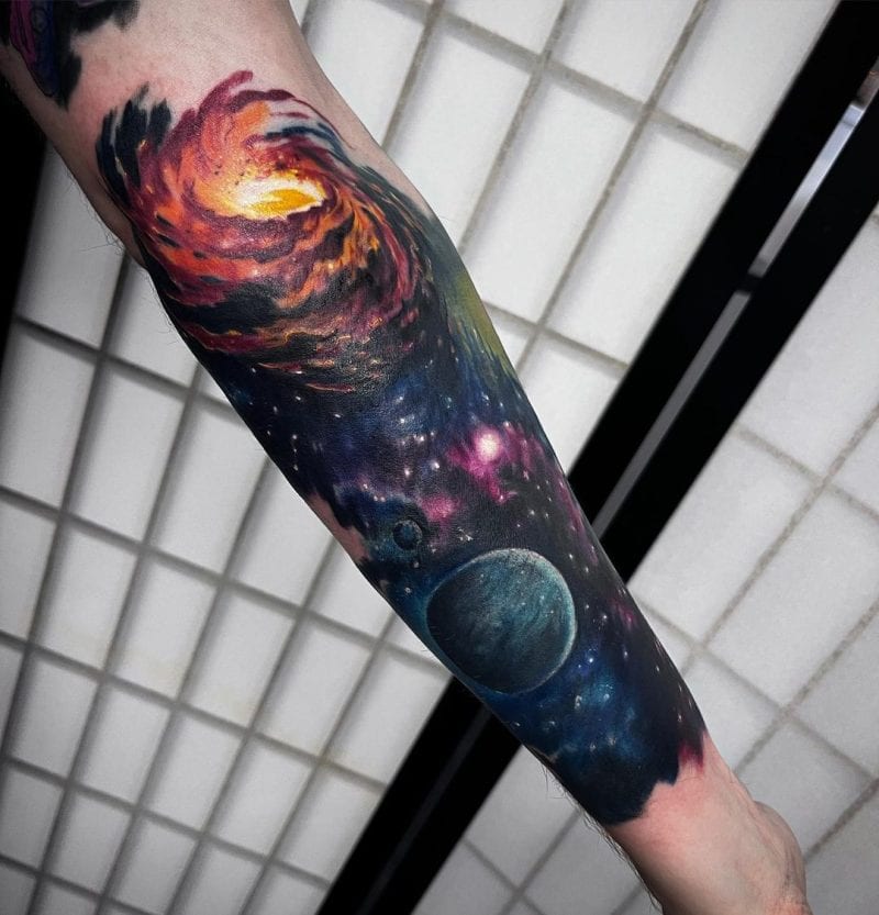 The Ultimate Guide To Space Tattoos: Styles, Meanings, And Ideas • Body ...