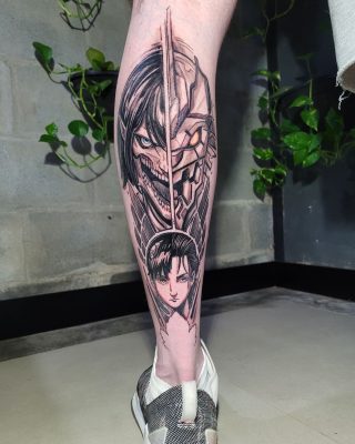 38 Attack On Titan Tattoos: A Tribute To The Titans And Humanity • Body ...