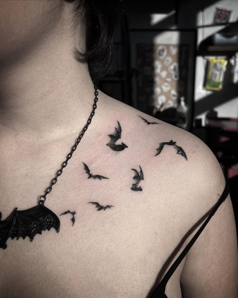 34 Bat Tattoos: A Symbol Of Mystery And Power • Body Artifact