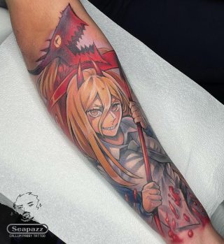 36 Chainsaw Man Tattoos: Unleashing The Devil Within • Body Artifact