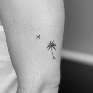 23 Palm Tree Tattoos: A Symbol Of Paradise And Relaxation • Body Artifact