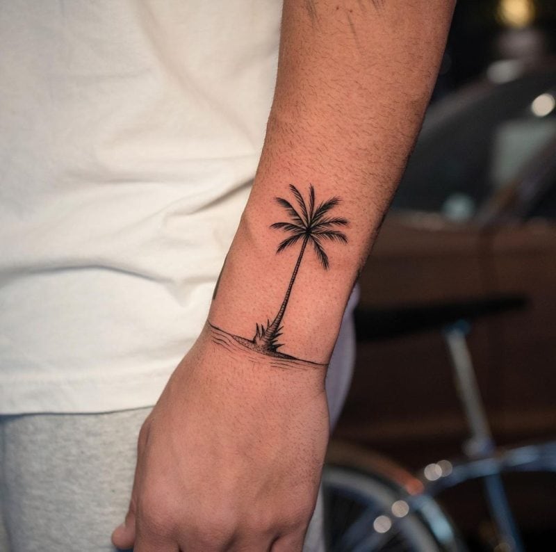 23 Palm Tree Tattoos: A Symbol Of Paradise And Relaxation • Body Artifact