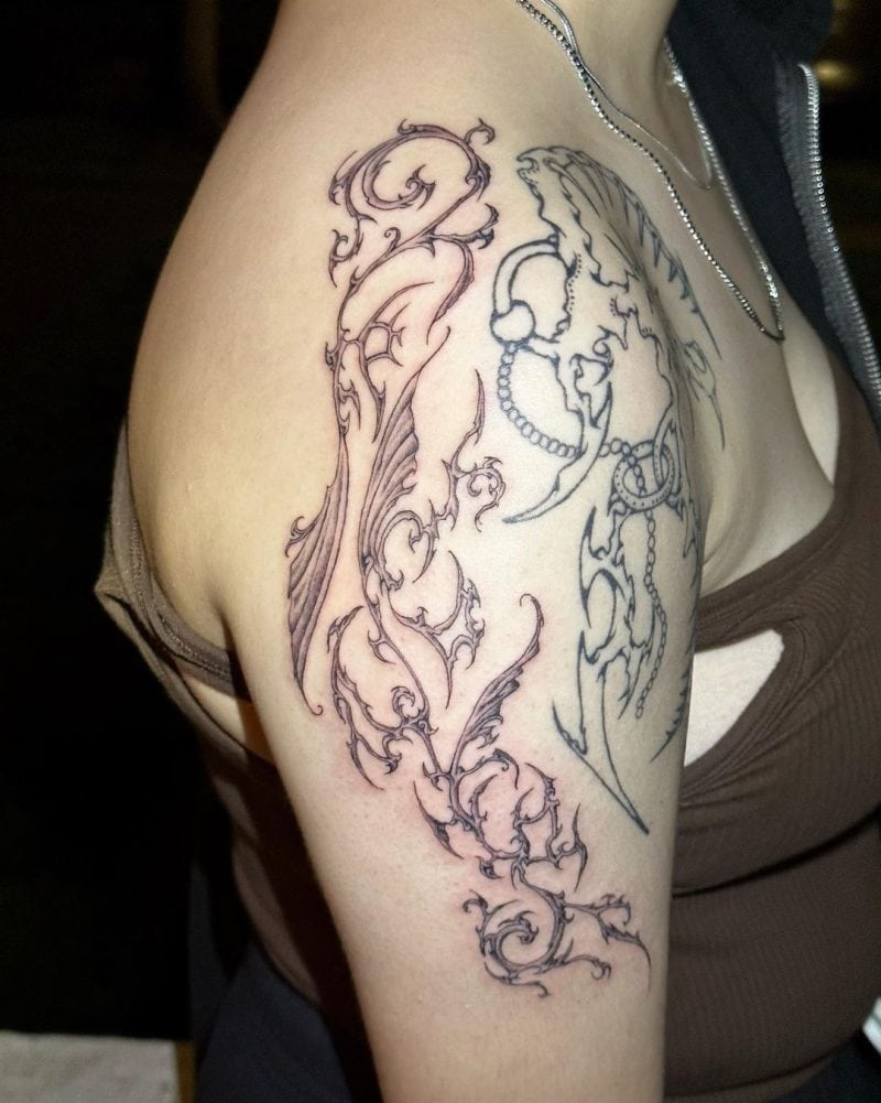 20 Cyber Sigilism Tattoos: A Modern Fusion Of Tech And Mysticism • Body ...