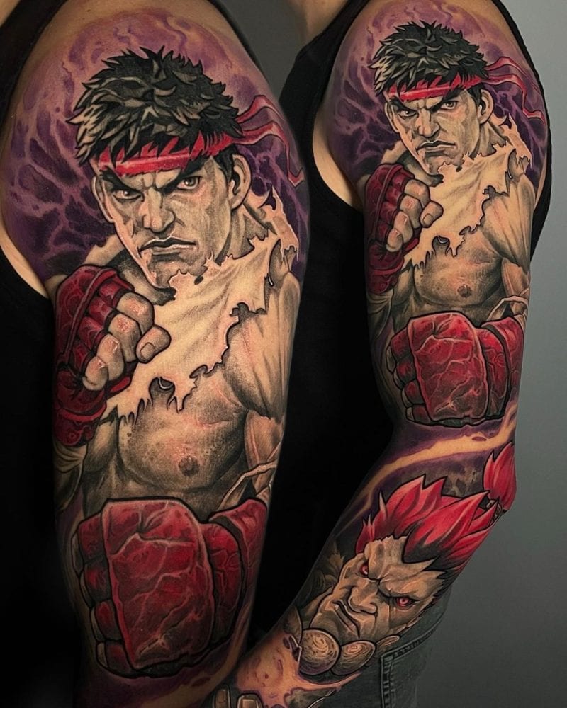 Street Fighter Tattoos: A Tribute To The Iconic Fighters • Body Artifact